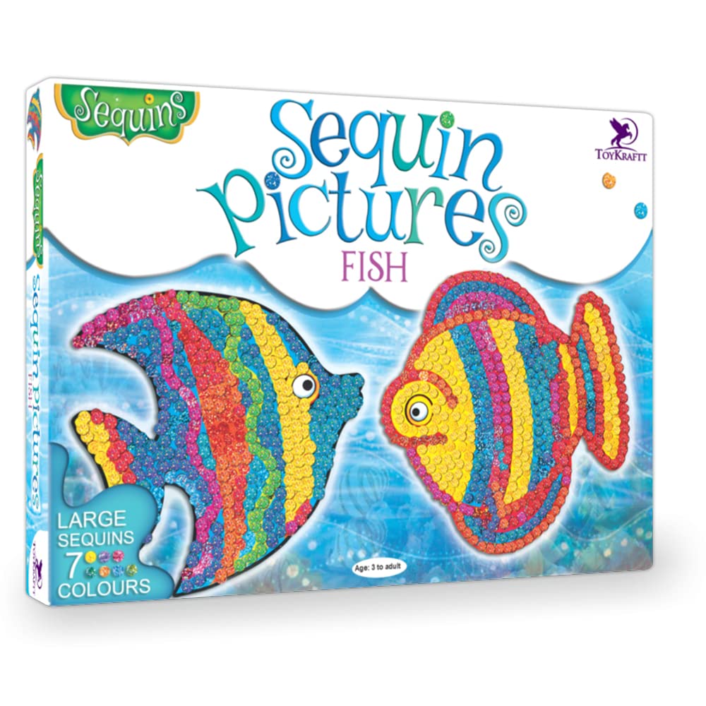 Buy Sequin Pictures Fish (Activity Kit) on Snooplay India