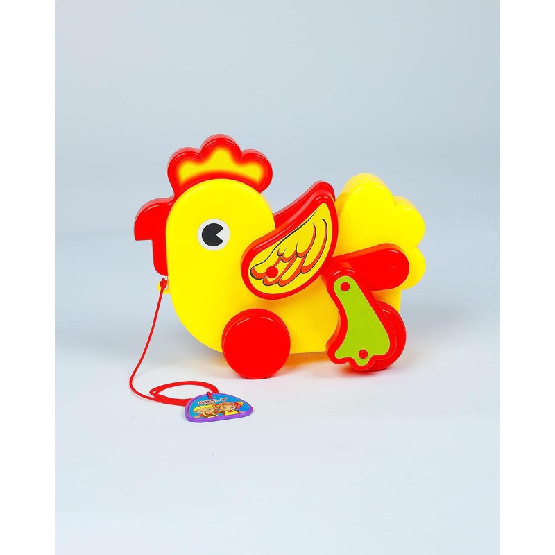 Buy Pulling Rooster Pull Along Toy with Crick Sound (1-2 Years) on ...