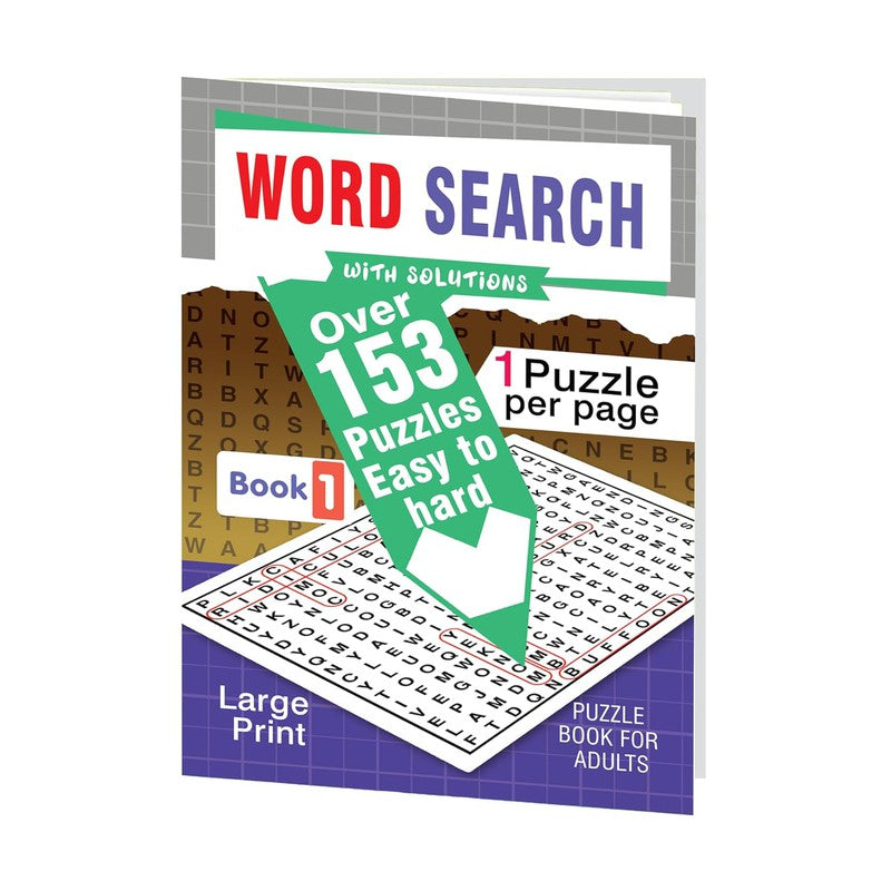 Buy Word Search Puzzles Book with Solutions (150+ Puzzles) on Snooplay ...