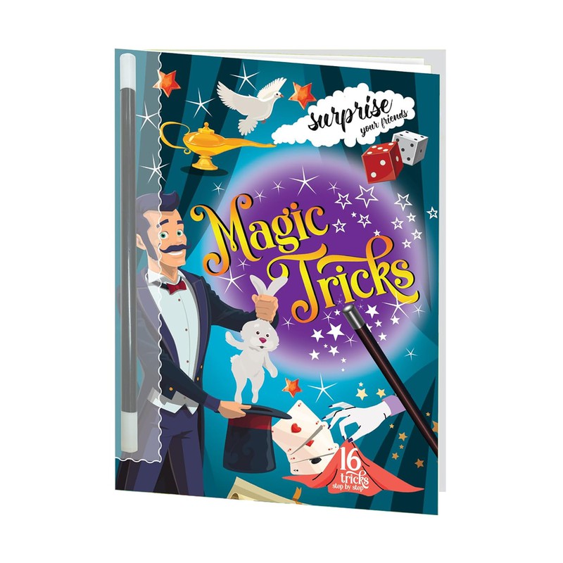Magic Tricks Activity Book with Magic Wand for Kids – Snooplay