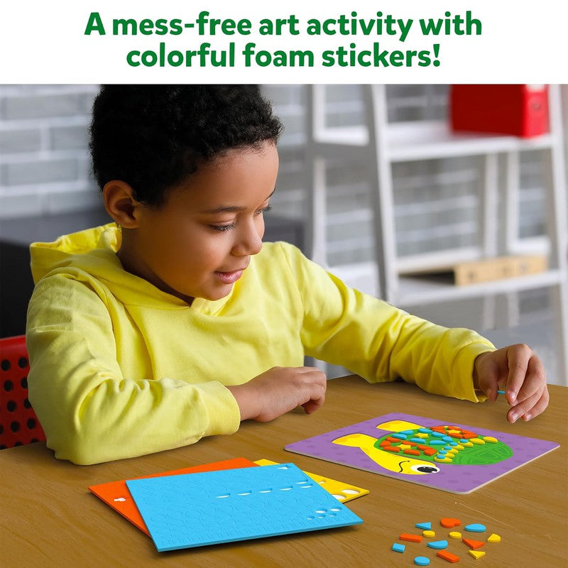 Fun With Foam Animals Art Activity with Colorful Foam Stickers – Snooplay