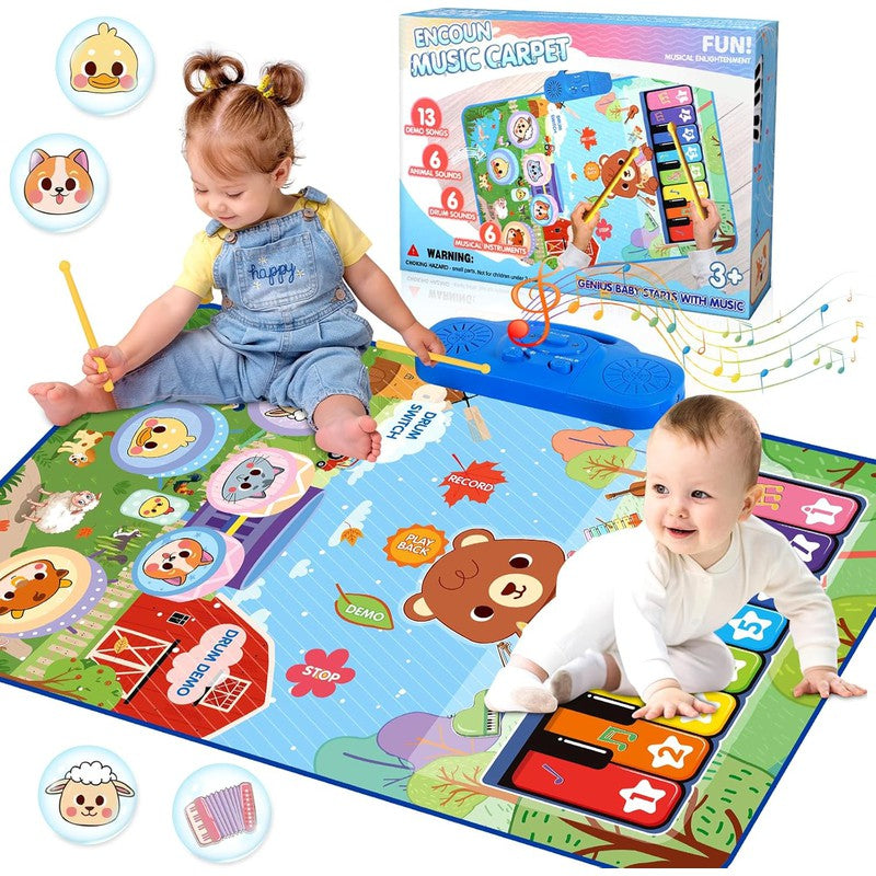 Buy Musical Baby Mat with 13 Sample Songs (8 Months-2 Years) on ...