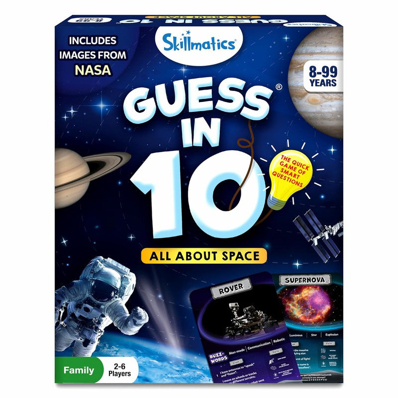 Buy Guess In 10 Nasa Space Card Game (8-12 Years) on Snooplay India