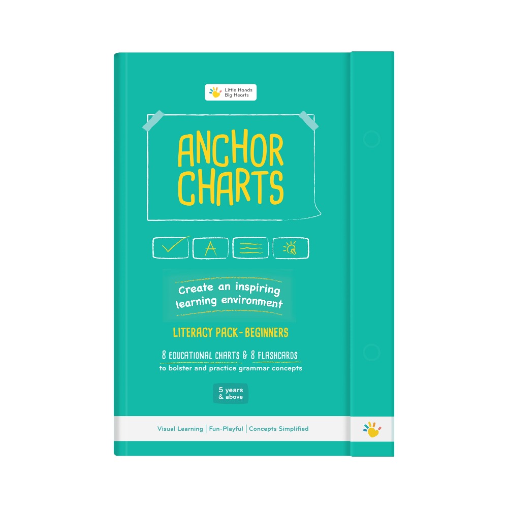 Buy Anchor Charts - Beginners Literacy Pack Educational Flashcards (5-9 ...