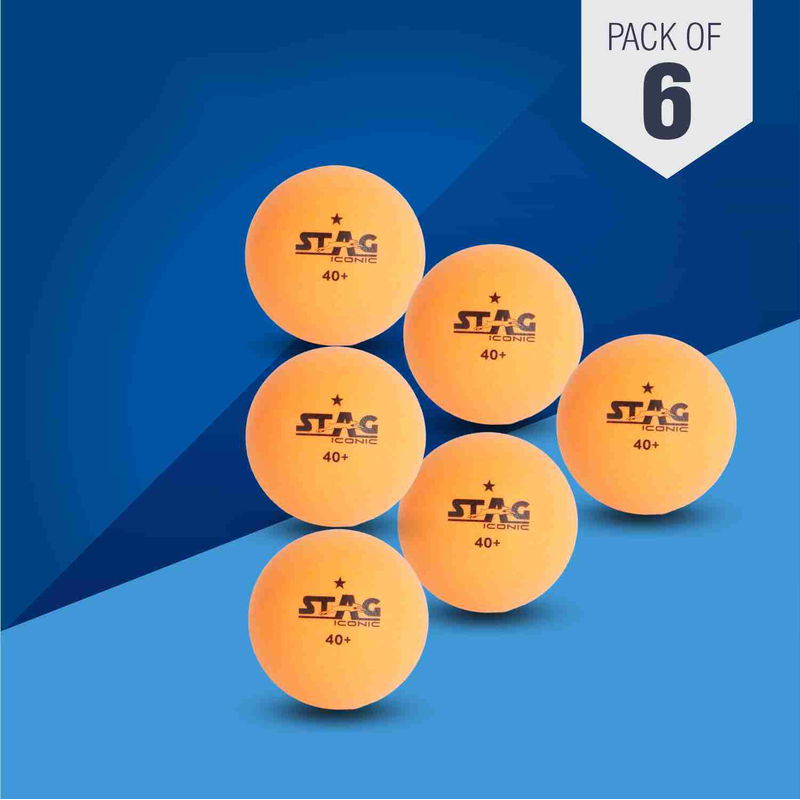 Buy Set of 6 - STAG ICONIC One Star Table Tennis Ball (5 Years till ...