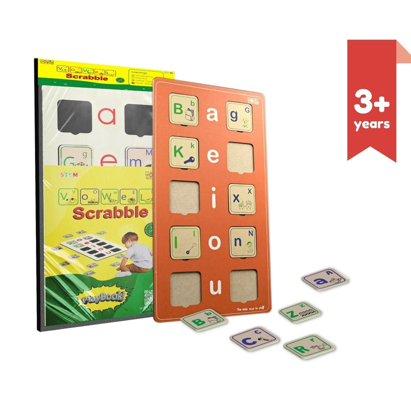 Buy Vowel Scrabble Word Building Educational Game (2-5 Years) on ...