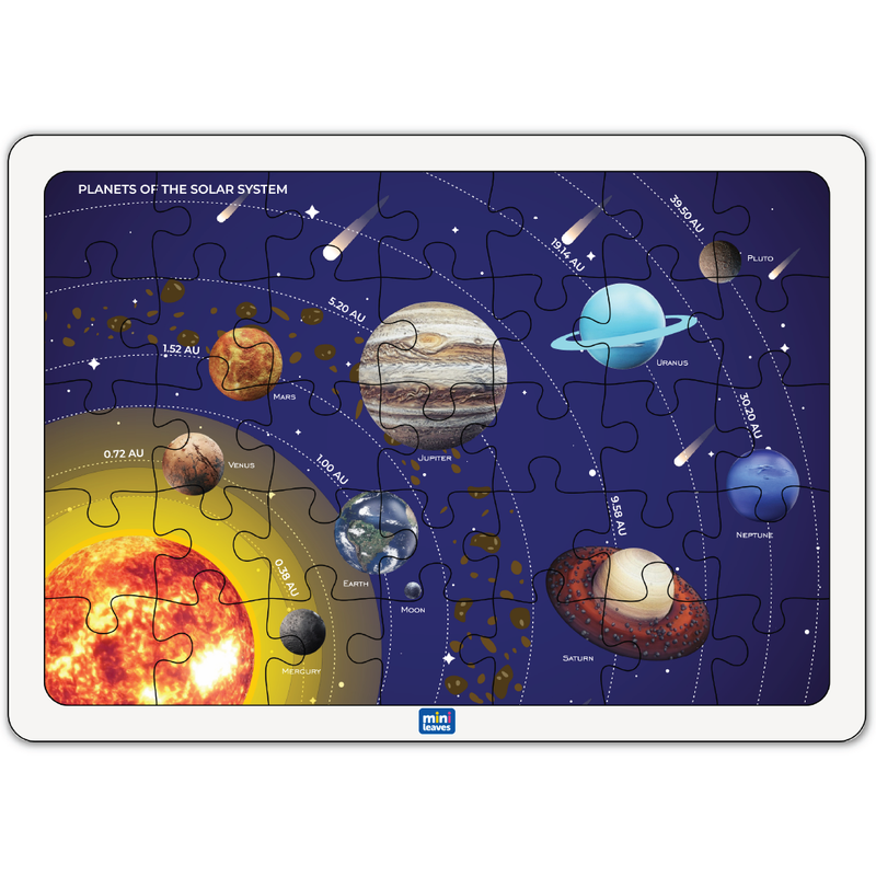 Solar System 35 Pieces Wooden Puzzle (3-4 Years) – Snooplay