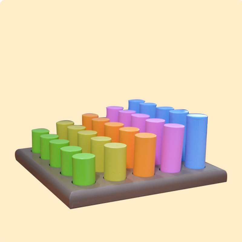 Buy Wooden Rod Peg Steps – Learning and Play (2-5 Years) on Snooplay India