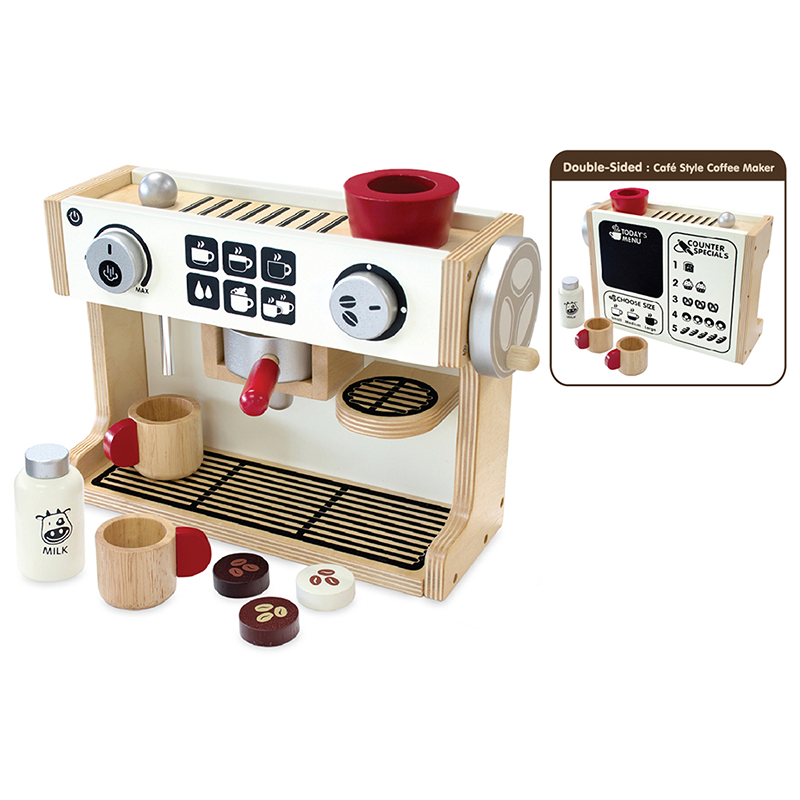 Buy Wooden Barista Coffee Machine Play Set (3-8 Years) on Snooplay India