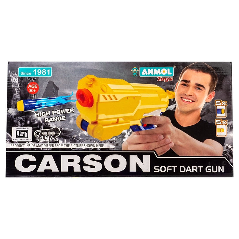 Buy Carson Soft Dart Blaster with 10 Darts (Anmol Toys) on Snooplay India