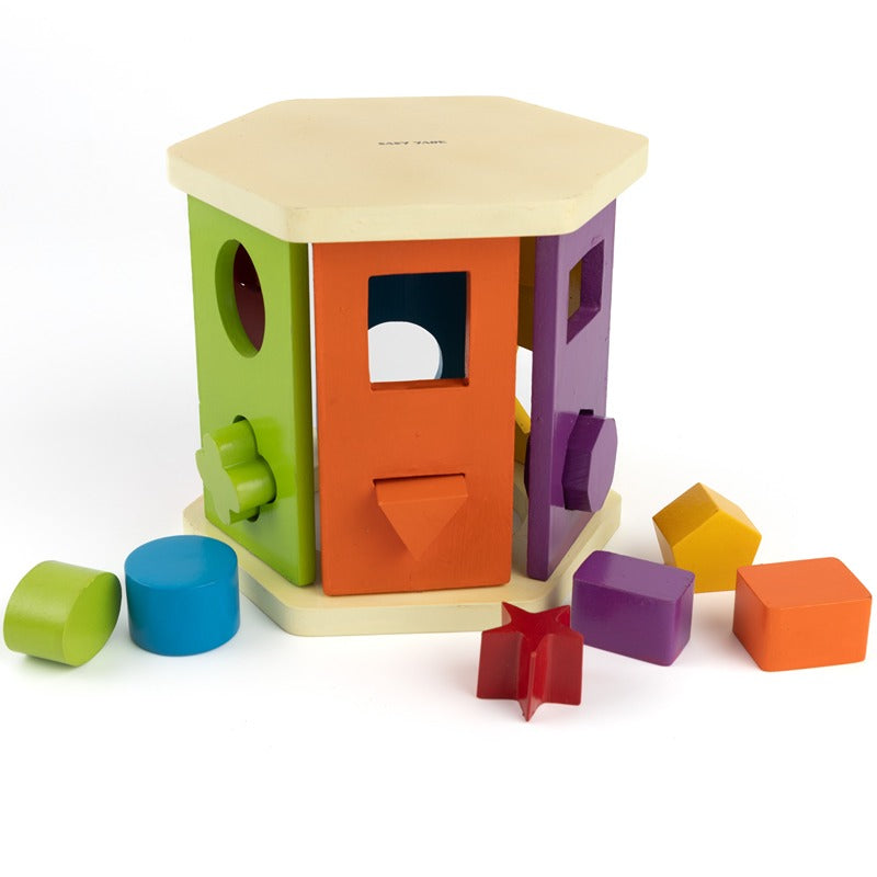 Hexa Cube Colours & Shape Sorting (1-3 Years) – Snooplay