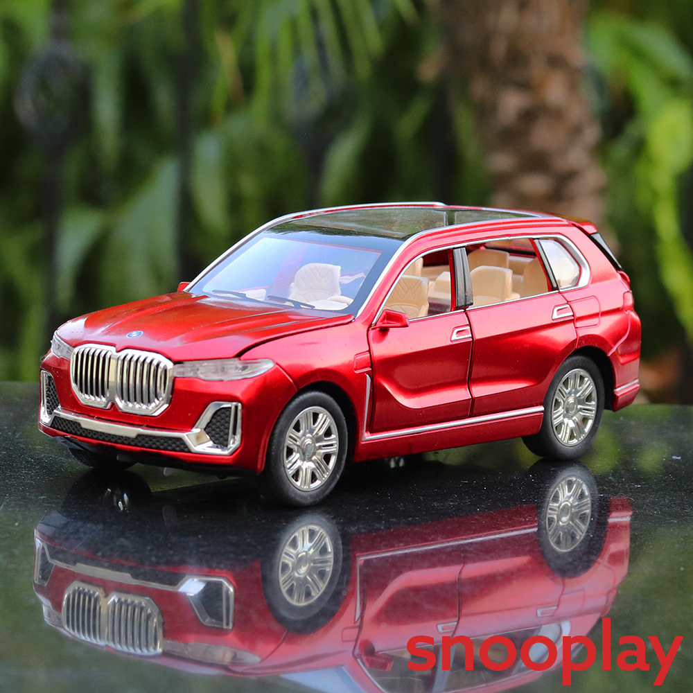 Buy Diecast Pull Back Resembling BMW X7 Car with Openable Parts, Lights ...