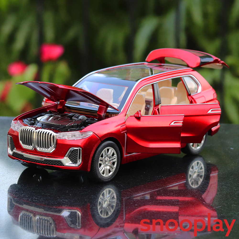 Buy Diecast Pull Back Resembling BMW X7 Car with Openable Parts, Lights ...
