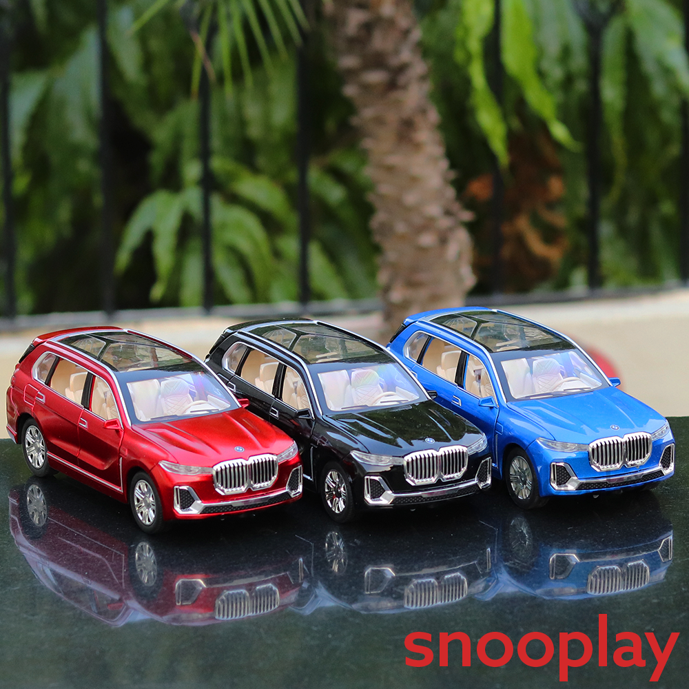 Buy Diecast Pull Back Resembling BMW X7 Car with Openable Parts, Lights ...