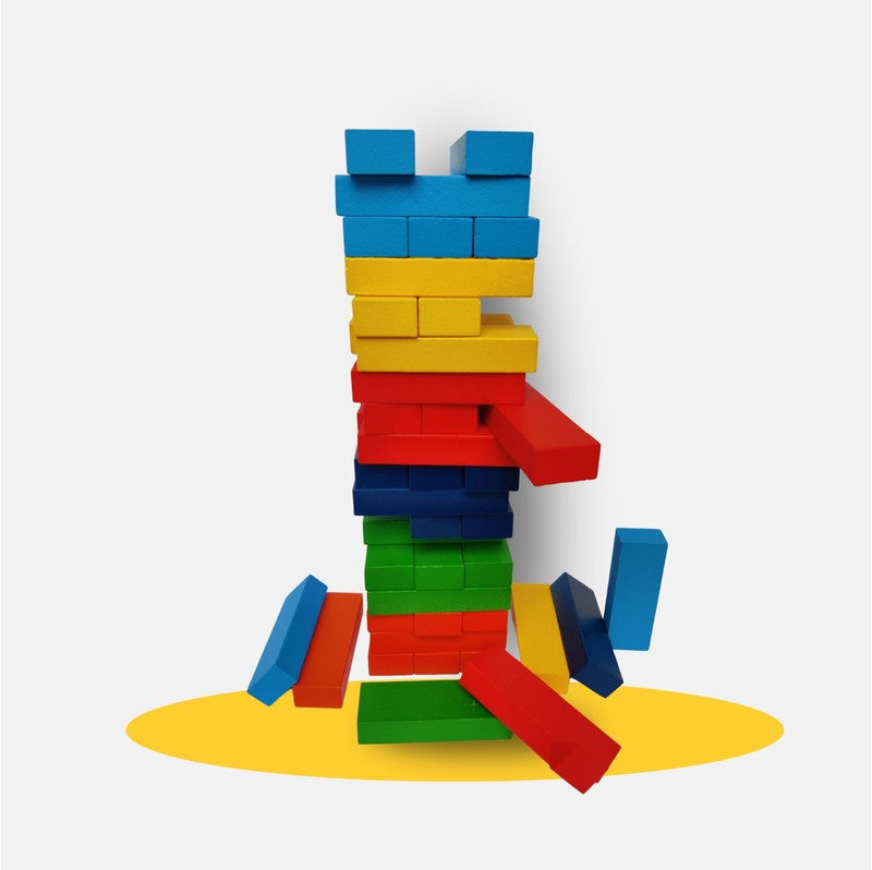Buy Colorful Jenga Blocks with Dice (6 Years till Grown Ups) on ...