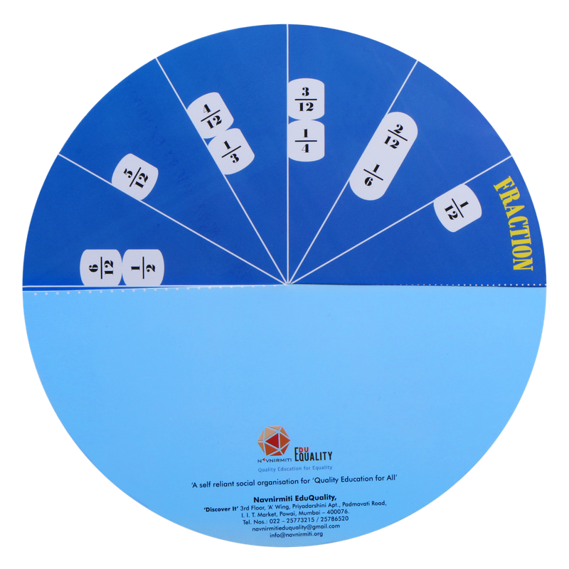 Fraction Wheel: Visual Learning Tool for Understanding Fractions (7-9 ...