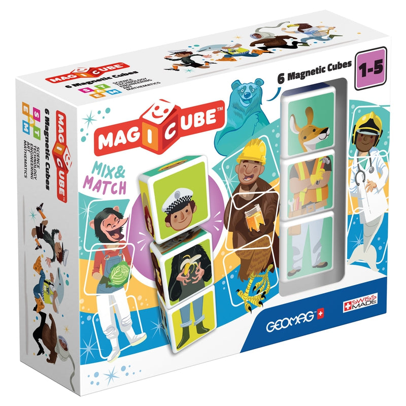 Buy Magicube - 6 Pieces Mix and Match Game (1.5-4 Years) on Snooplay India
