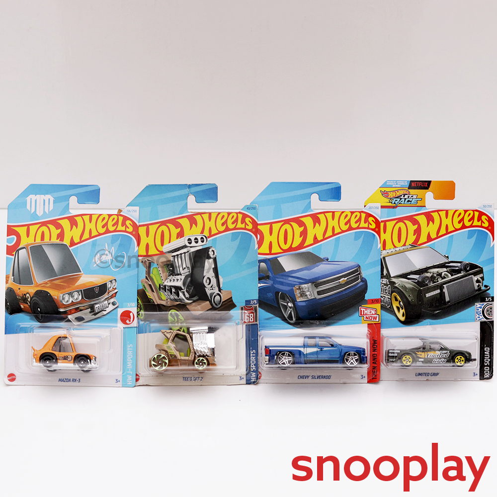 Set of 4 Hot Wheels Car [HW 123] - COD Not Available – Snooplay