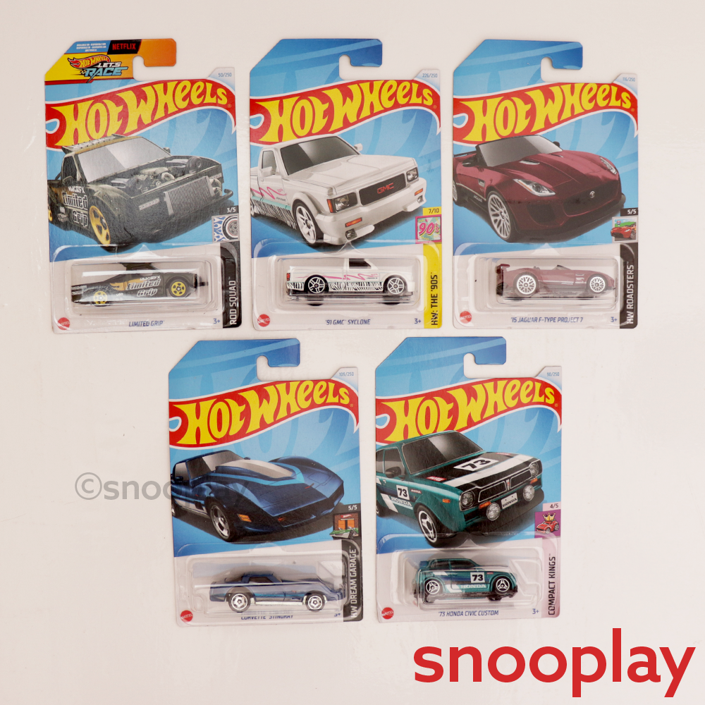 Set of 5 Hot Wheels Car [HW 134] - COD Not Available – Snooplay