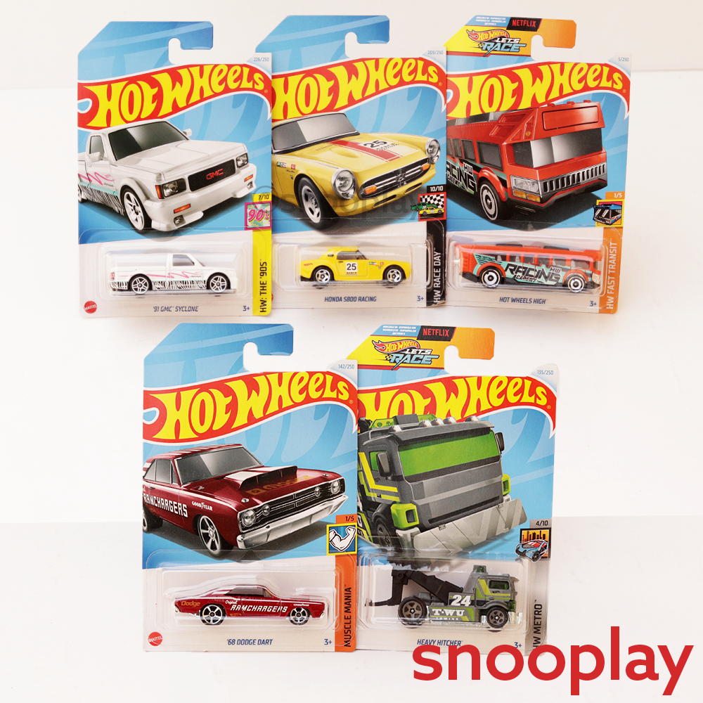 Buy Set of 5 Hot Wheels Car [HW 155] - Hot Wheels High, Honda S800 ...