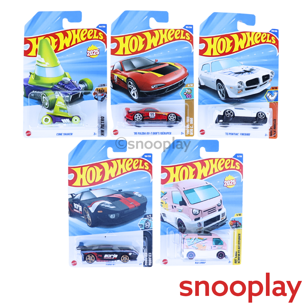 Buy Set of 5 Hot wheels [HW 446] - KEI Swap, Ford GT, Cone Shaker, '73 ...