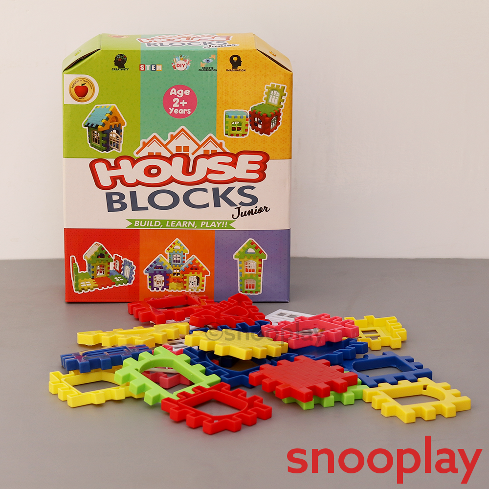 Junior House Building Blocks (20+ Pcs) – Snooplay