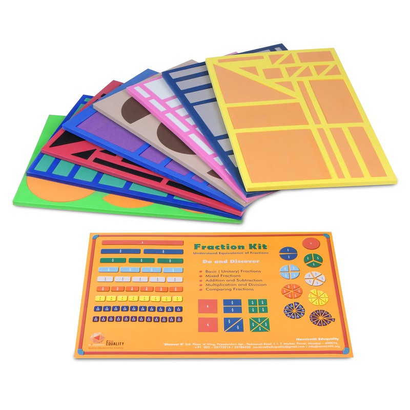 Buy Fraction Kit for Visualizing and Learning Fractions (7-9 Years) on ...