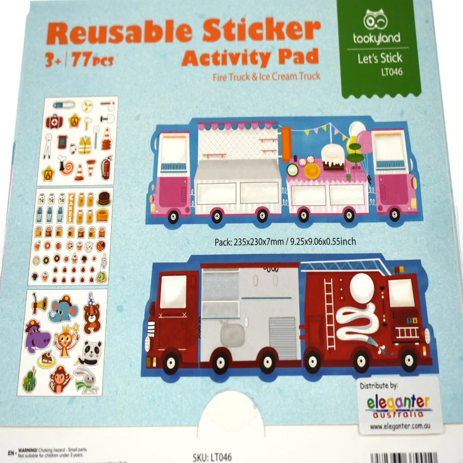 Buy Reusable Sticker Activity Pad Craft Kit - 79 Pieces (3-8 Years) on ...