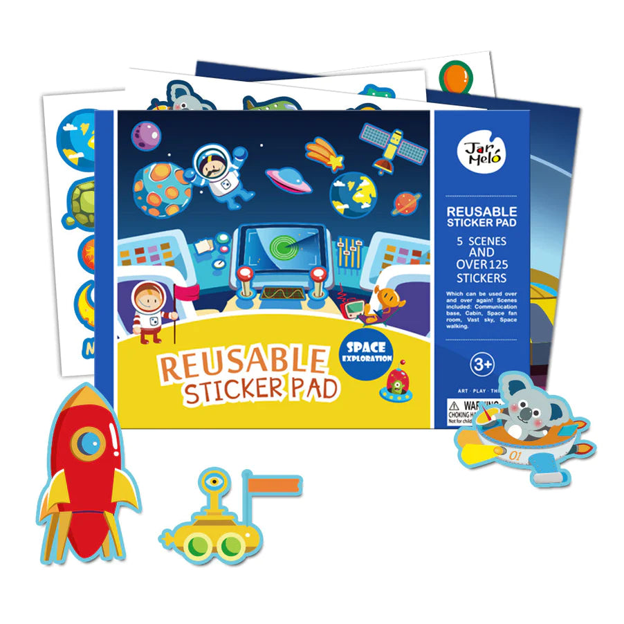Buy Reusable Sticker Pad Set (3-8 Years) on Snooplay India