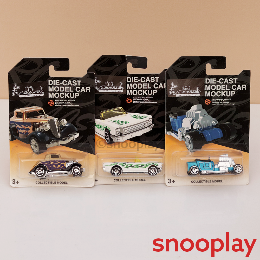 Buy Set of 3 Vintage Cars [KD-4] (3 Years Till Grown Ups) on Snooplay India