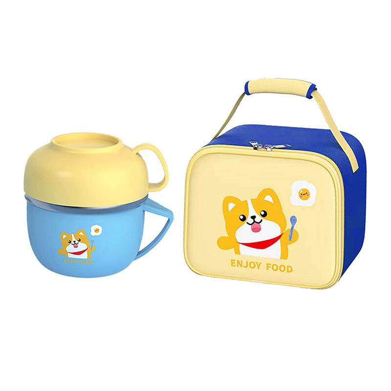 Buy Foxy Soup & Noodle Lunch Box - Big Size with Dual Handles ...