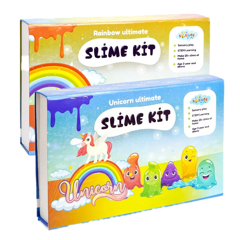Buy Set of 2 Ultimate DIY Unicorn and Rainbow Slime Making Kit - 80 ...