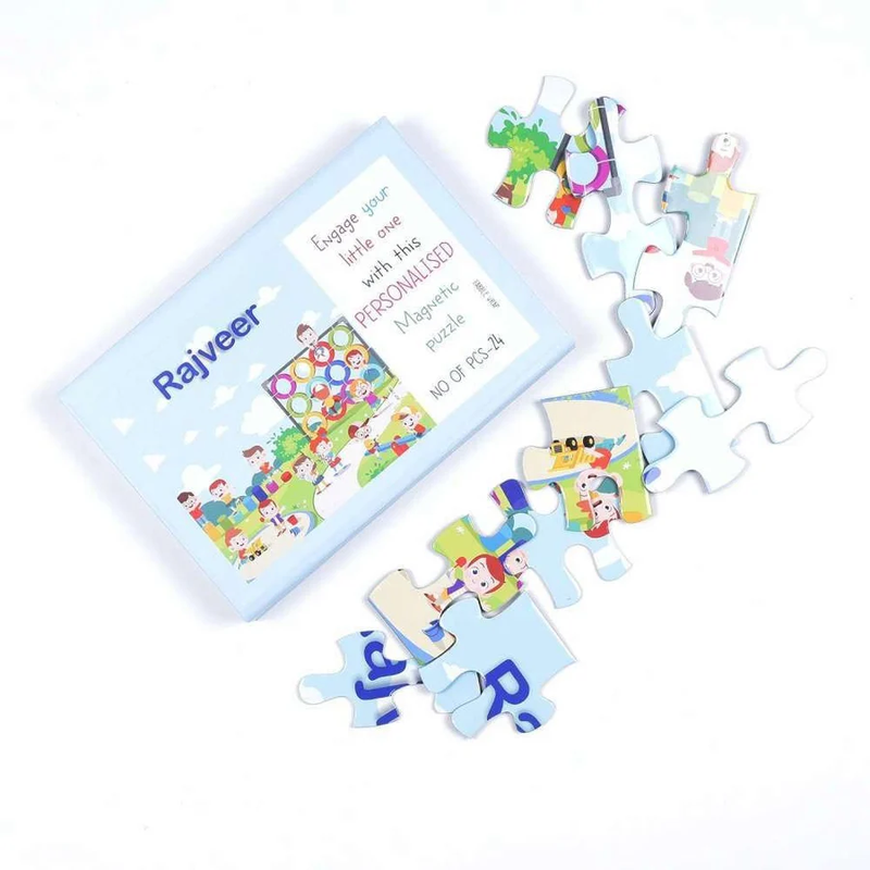 Buy Personalised Magnetic Puzzle - Playground (2-7 Years) on Snooplay India