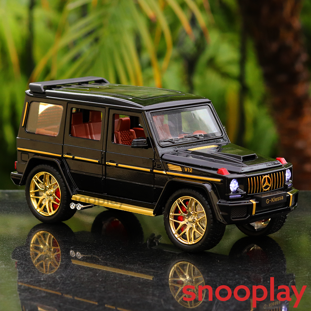 Buy Mercedes G Class (Gold Alloy) Diecast Car with Openable Parts ...