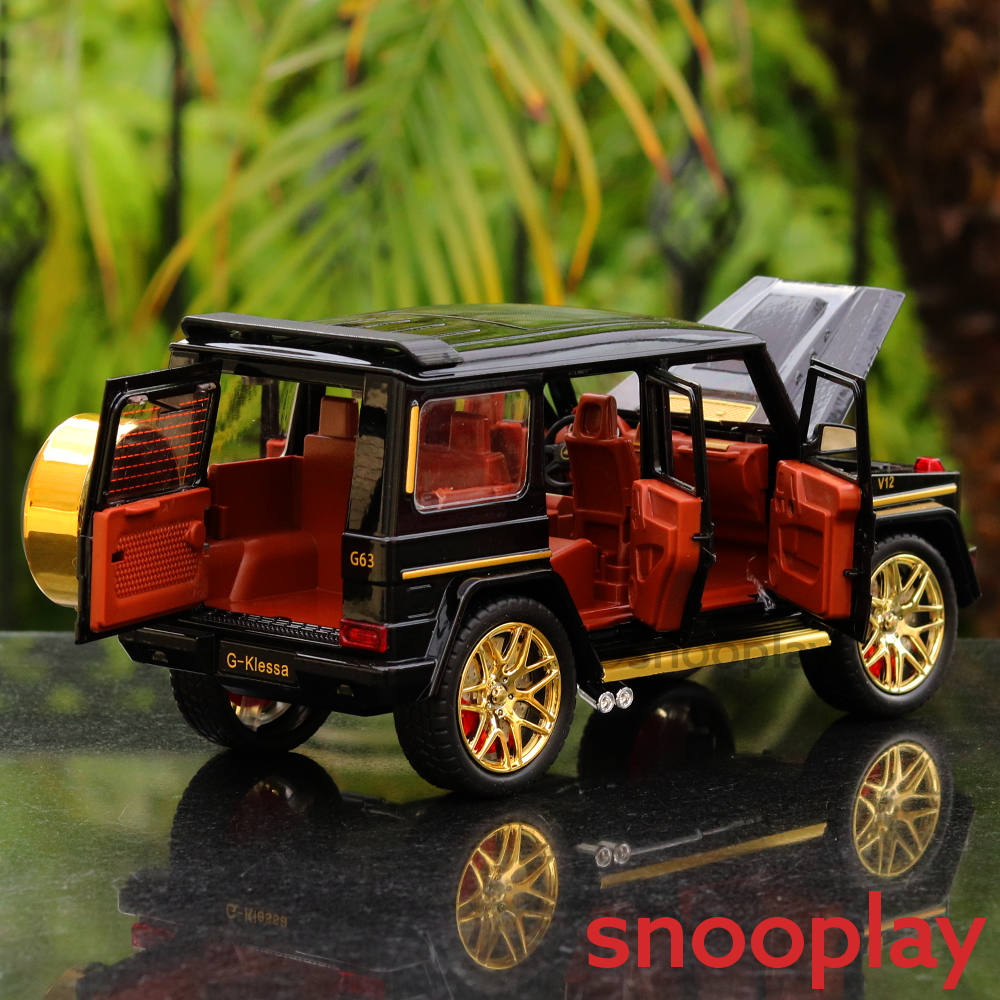 Buy Mercedes G Class (Gold Alloy) Diecast Car with Openable Parts ...