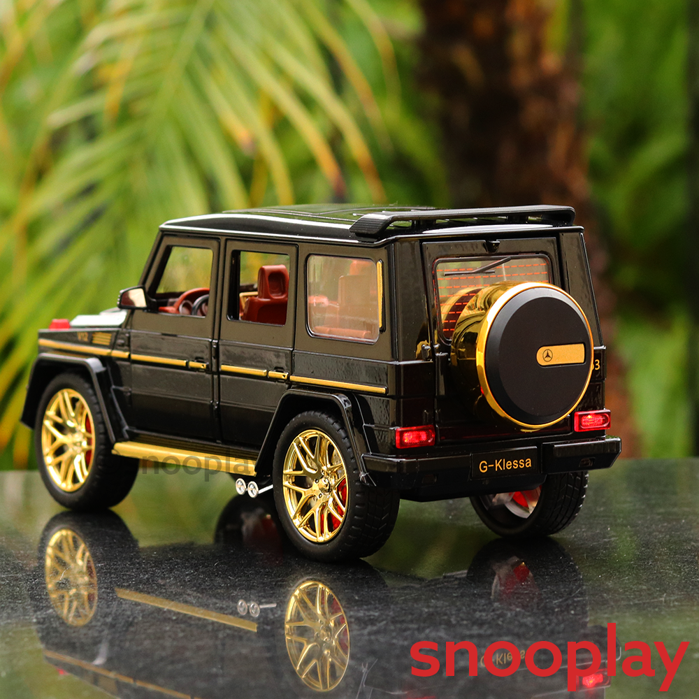 Buy Mercedes G Class (Gold Alloy) Diecast Car with Openable Parts ...