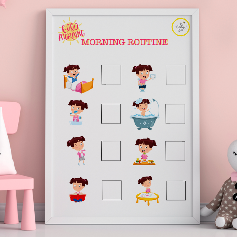 Morning Routine Poster - Girl – Snooplay