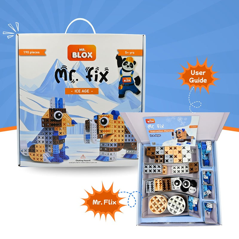 Buy Mr. Fix Ice Age Building Blocks - 190 Pieces (5-8 Years) on ...