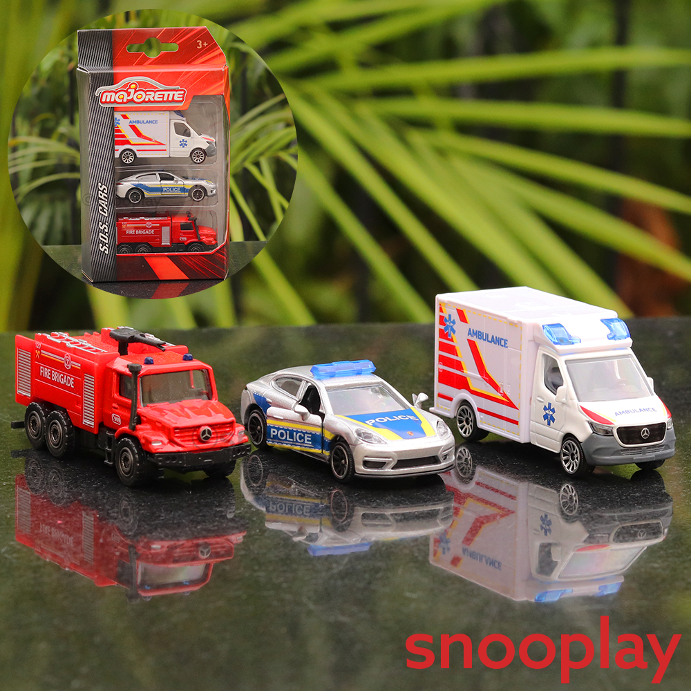 Buy Original Licensed S.O.S Diecast Cars Vehicles Set (Set of 3 ...