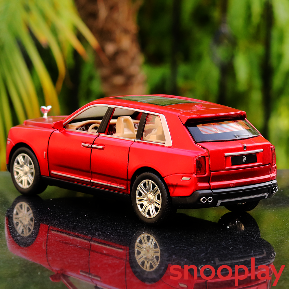 Buy Rolls Royce Cullinan Diecast Car with Openable Parts, Lights and ...