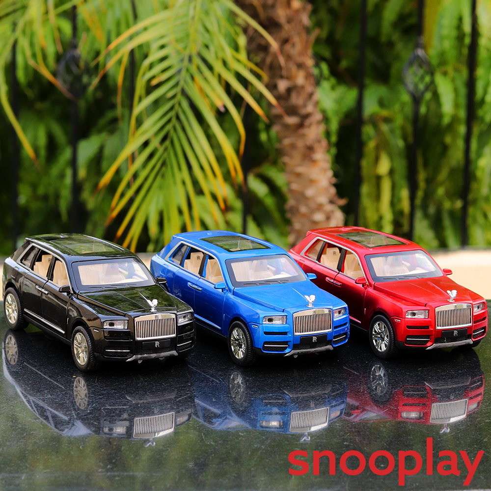 Buy Rolls Royce Cullinan Diecast Car with Openable Parts, Lights and ...