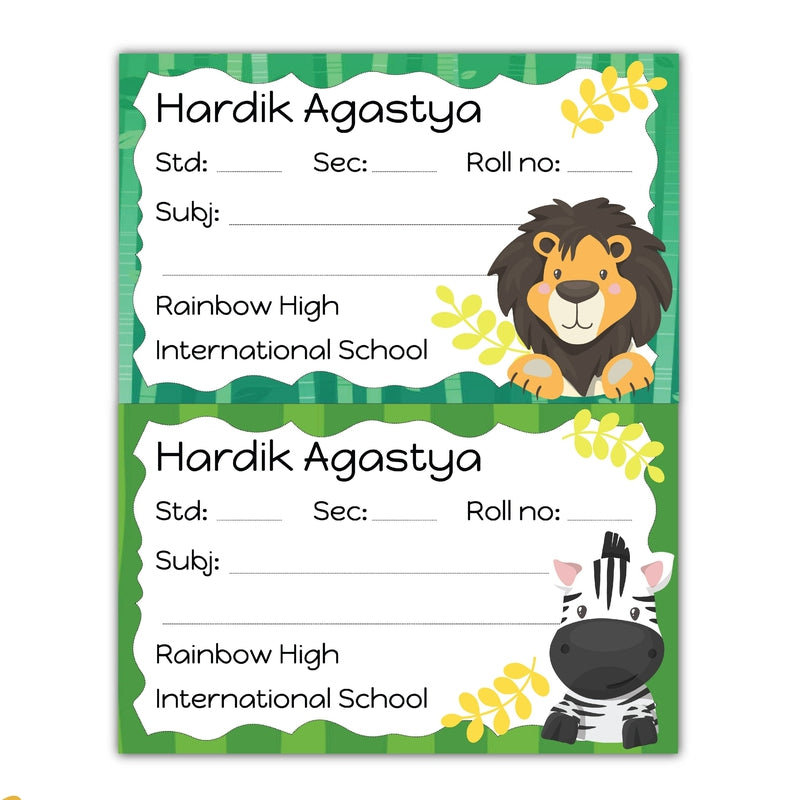 Personalised School Book Labels (Cod Not Available) – Snooplay