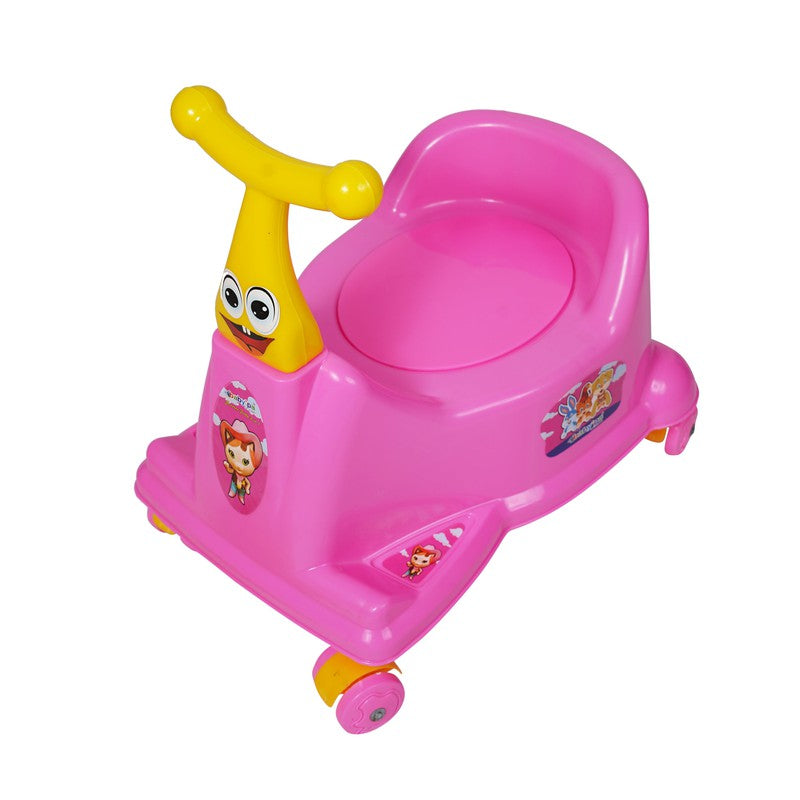 3 in 1 Scooter Style Wheels Potty Seat with Removable Tray and Cover ...