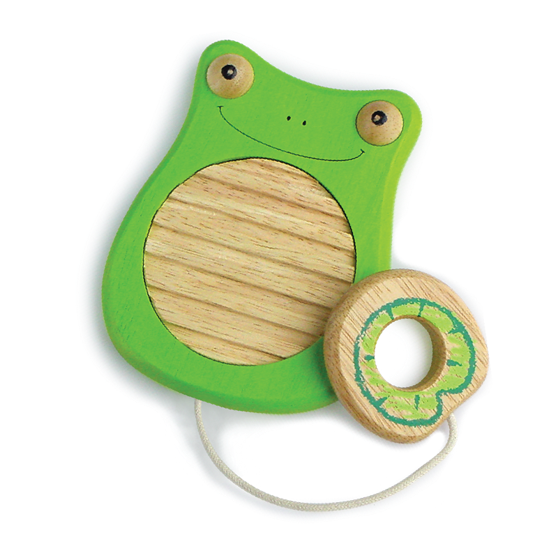 Buy Wooden Scratchy Frog Rattle (3-12 Months) on Snooplay India