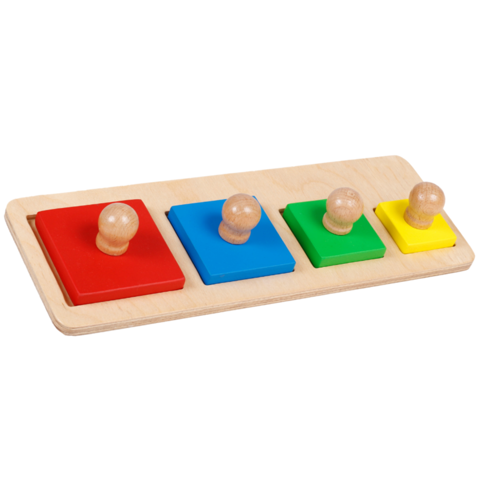Buy Shapes Tray Square - 4 Different Sizes (1-2 Years) on Snooplay India