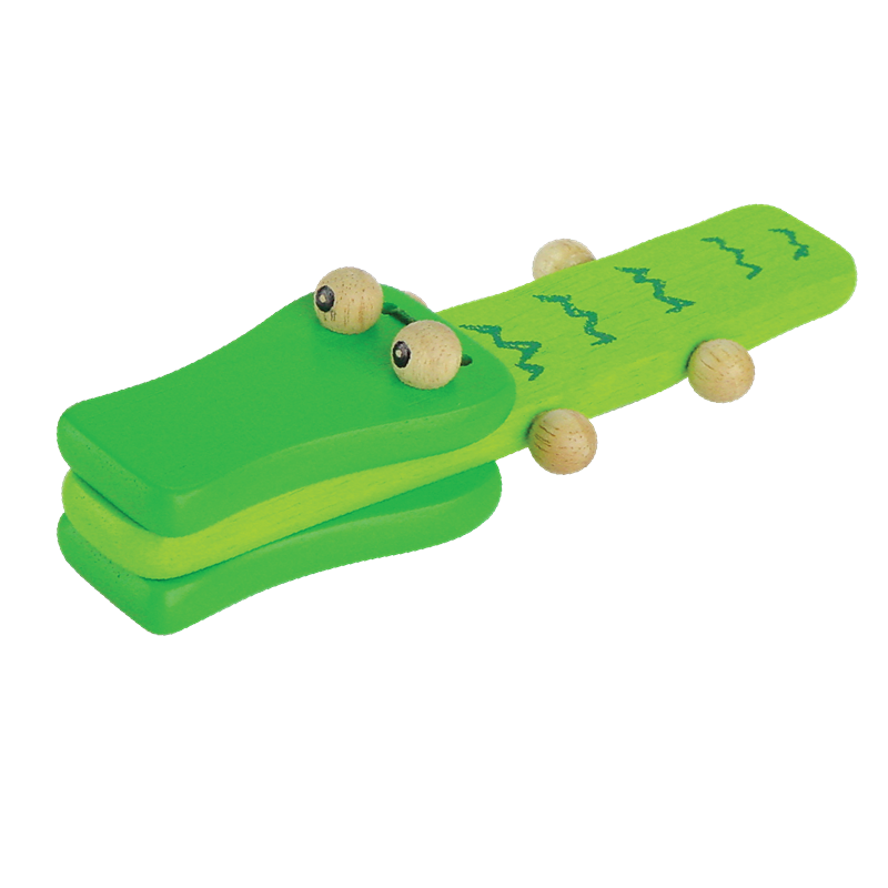 Buy Wooden Snap Clap Crocodile Rattle (3-12 Months) on Snooplay India