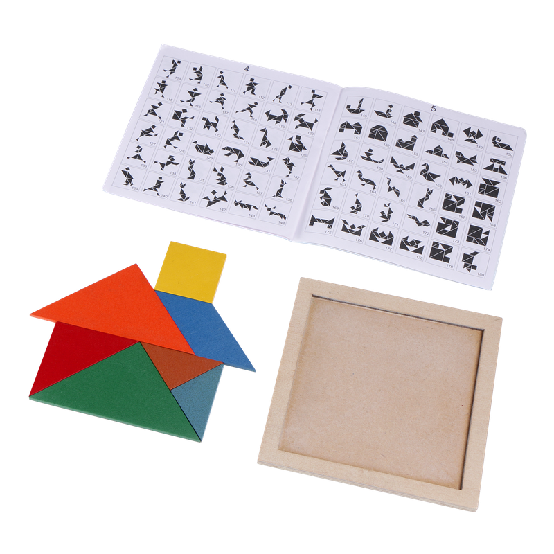 Tangram Puzzle: Create Over 200 Shapes with 7 Geometric Pieces (5-8 Ye ...