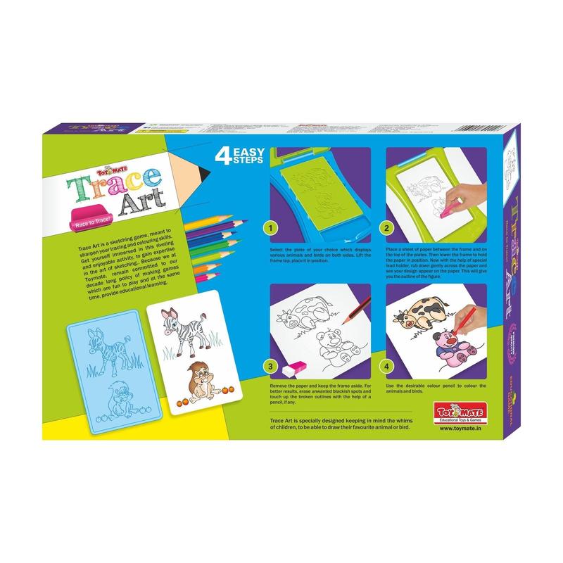 Buy Trace Art - Race To Trace Sketching Game (4-8 Years) on Snooplay India