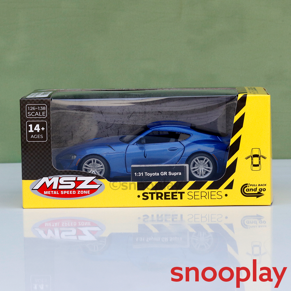 Metal Speed Zone Original Toyota GR Supra Licensed Diecast Car with Op ...