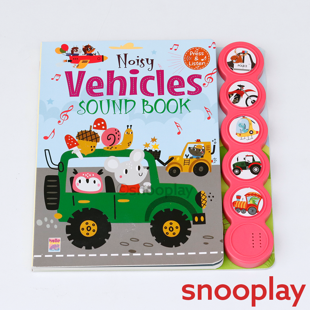 Buy Noisy Vehicles - Sound Book with Stories (2-4 Years) on Snooplay India
